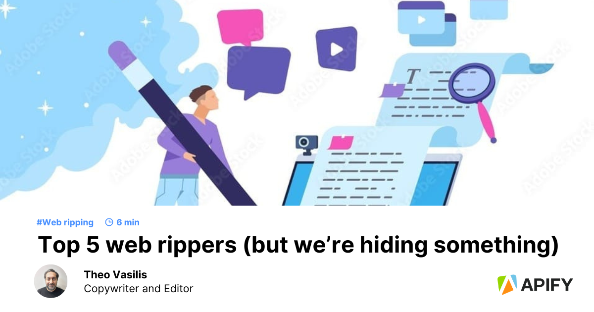 What is a web ripper and the best free website rippers | Apify Blog