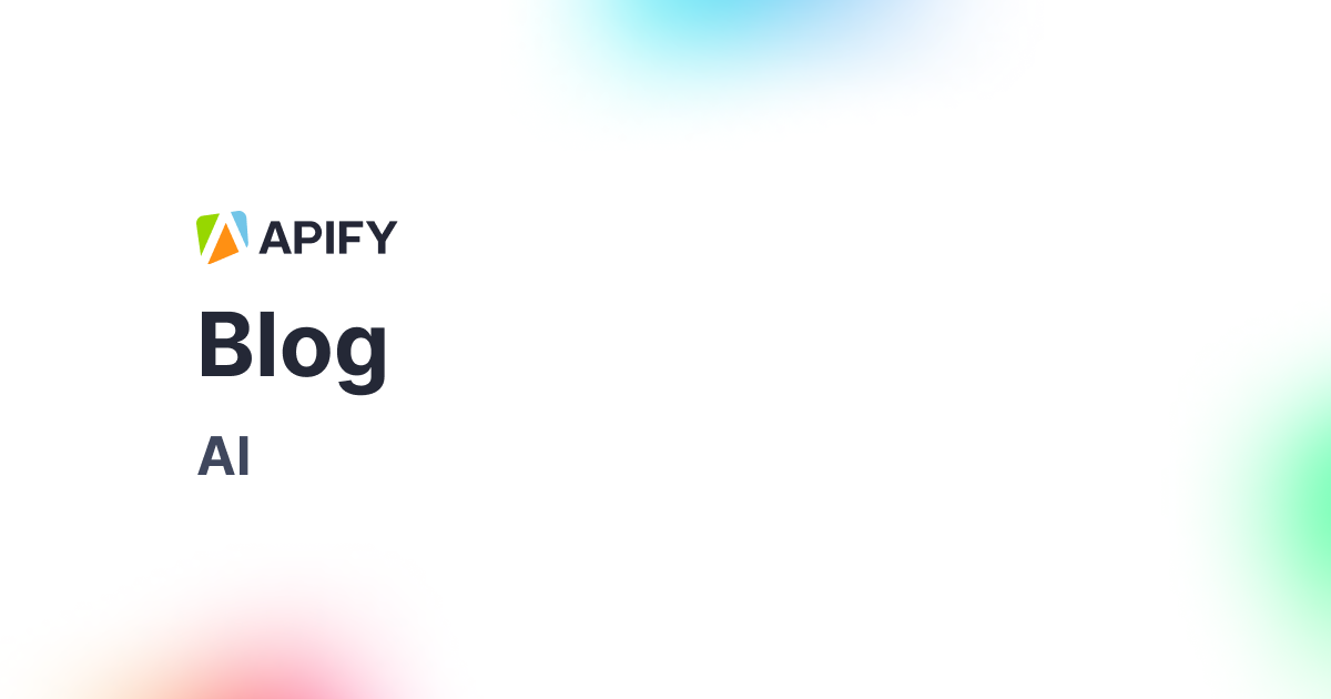 AI Stories on Apify Blog