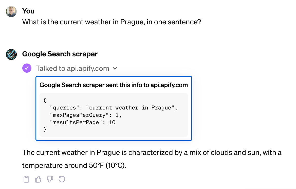 How to add custom actions to your GPTs
