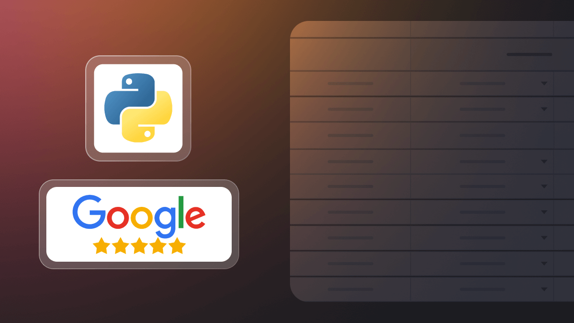 How to scrape Google reviews