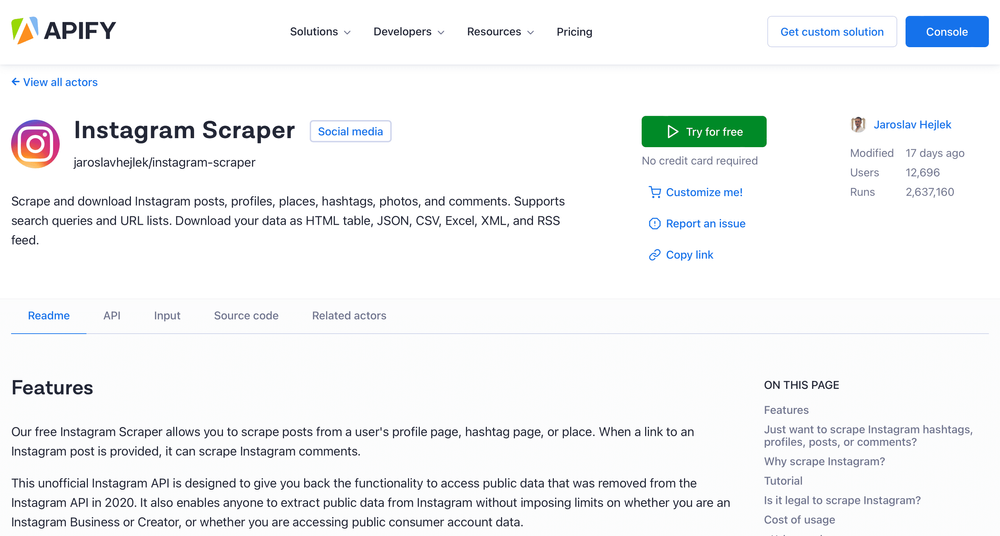 How to scrape Instagram. Complete step-by-step guide.