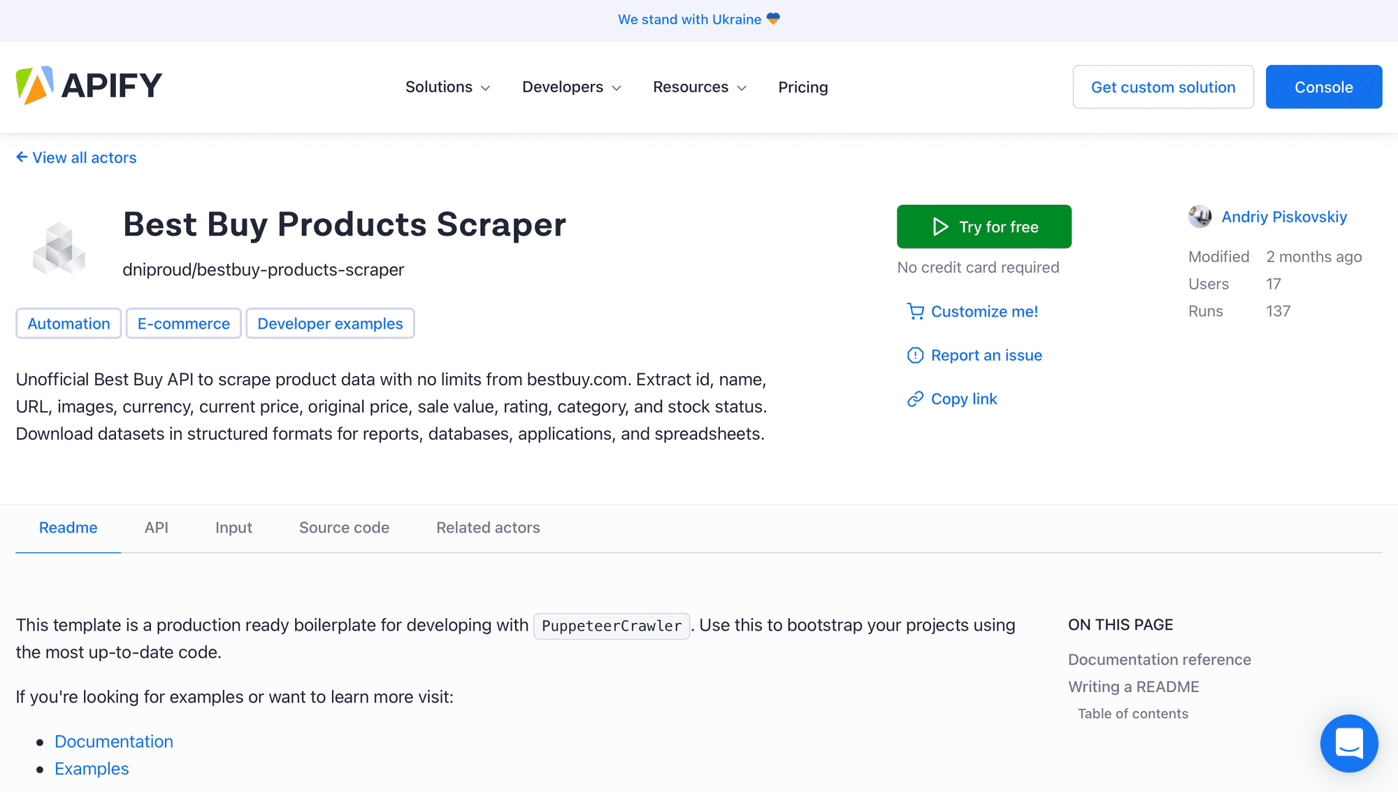 How to scrape Best Buy product data