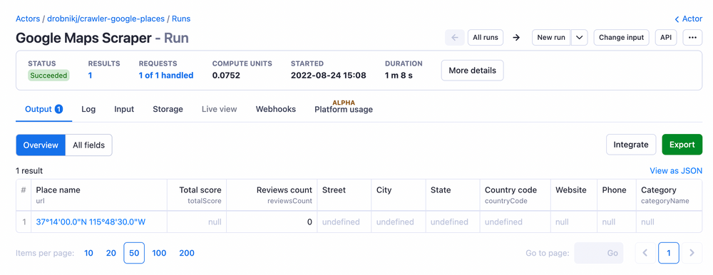 How to scrape Area 51