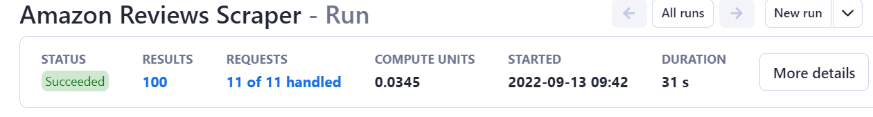 How to scrape reviews from Amazon in under a minute