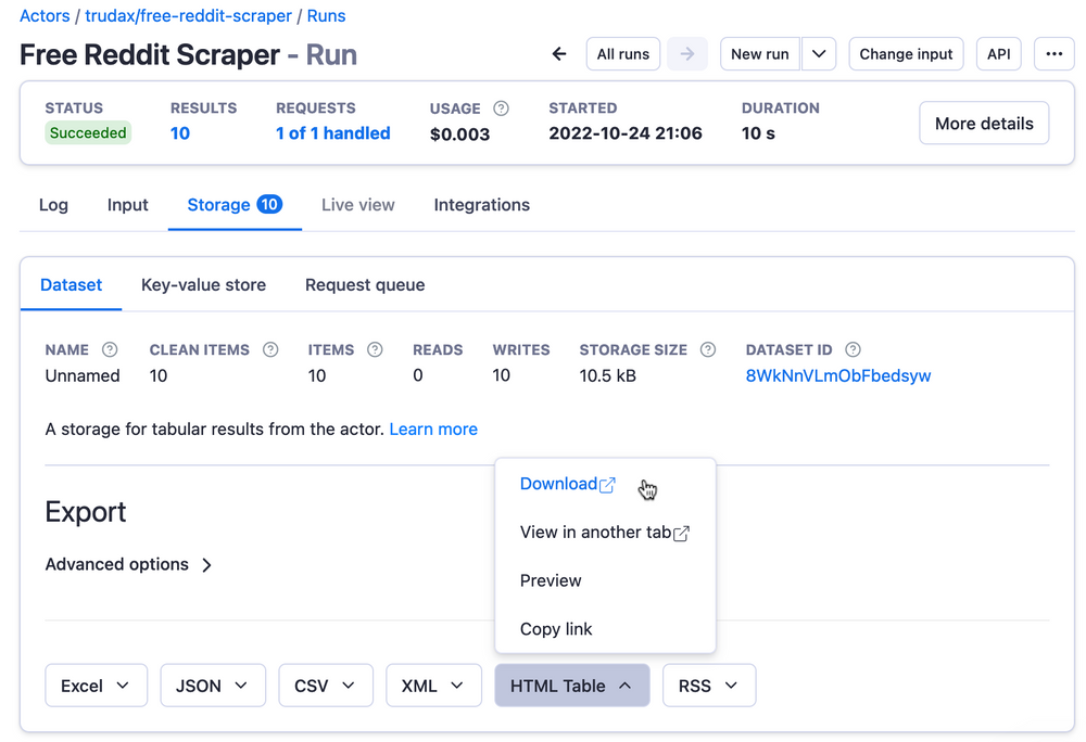 How to scrape Reddit with unofficial Reddit API | Apify Blog