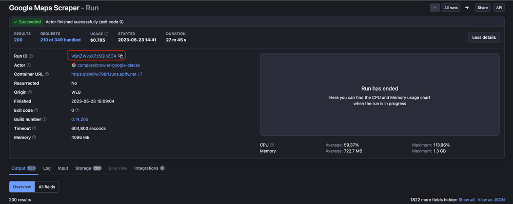 Extract emails, profiles, and addresses from Google Maps