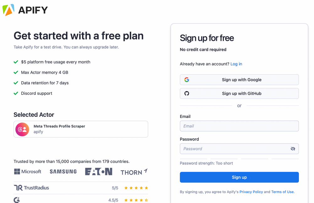 How to scrape Threads