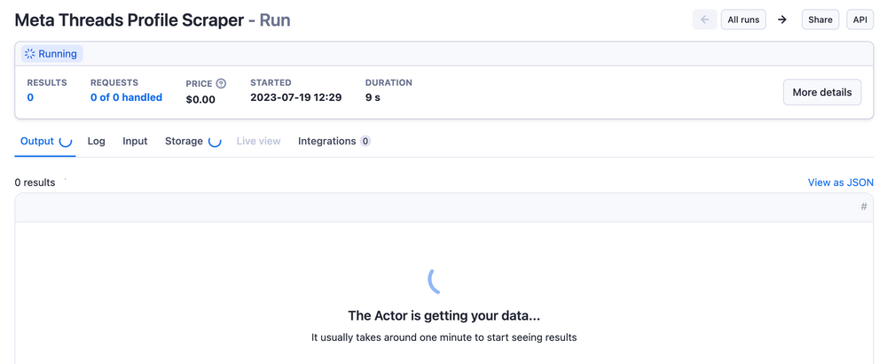 How to scrape Threads