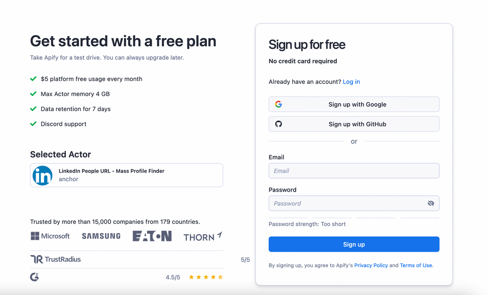 How to scrape LinkedIn profiles and companies