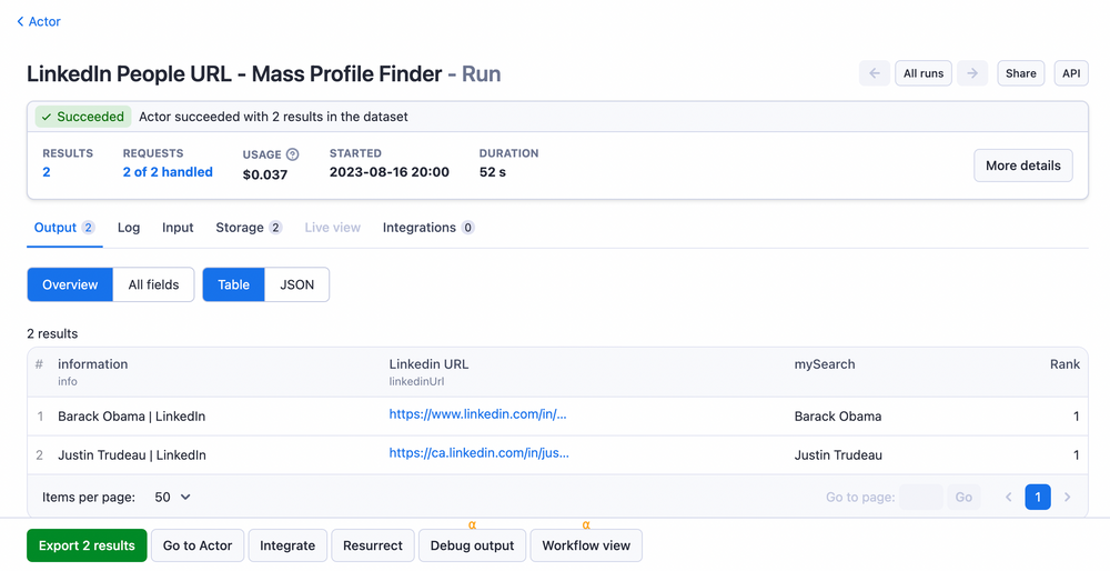 How to scrape LinkedIn profiles and companies