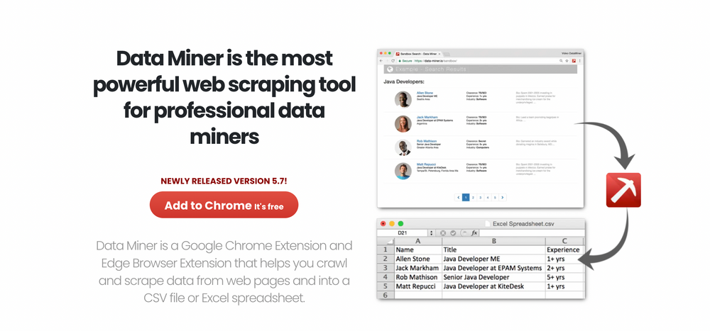 What are the best free instant data scraper tools in 2025?