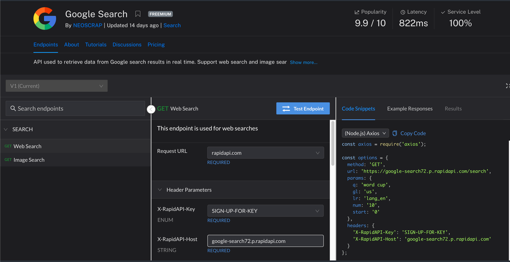 Top Google Search APIs in 2023