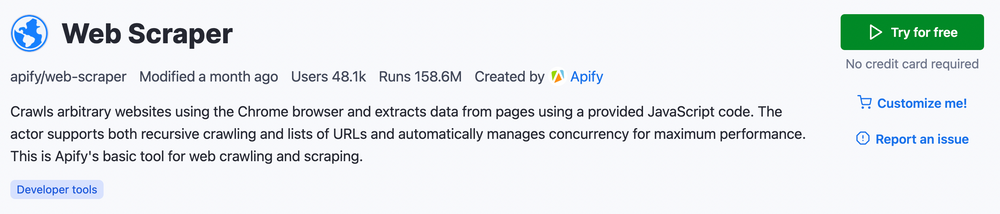 What are the best free instant data scraper tools in 2025?