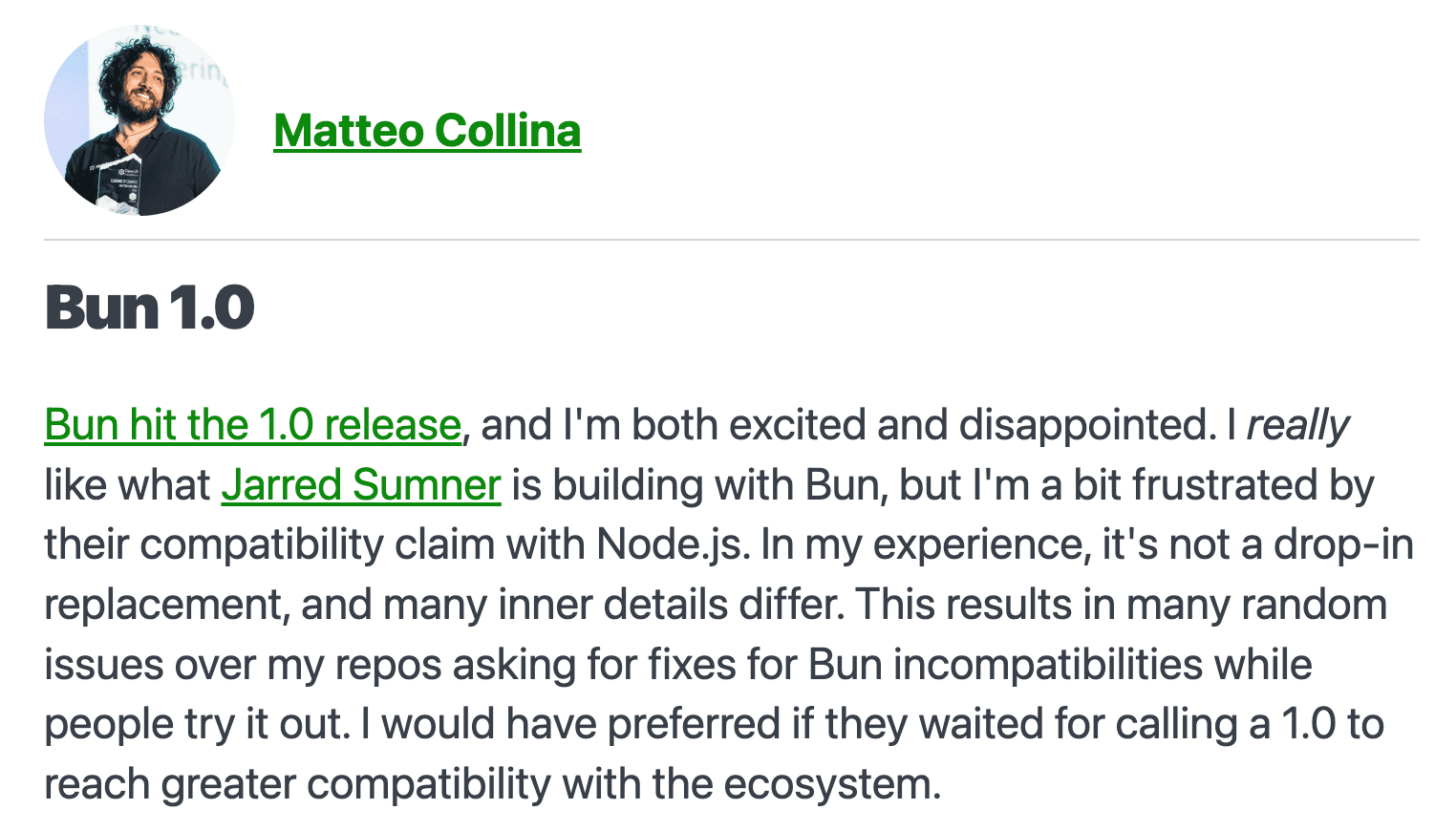 Node vs. Deno vs. Bun