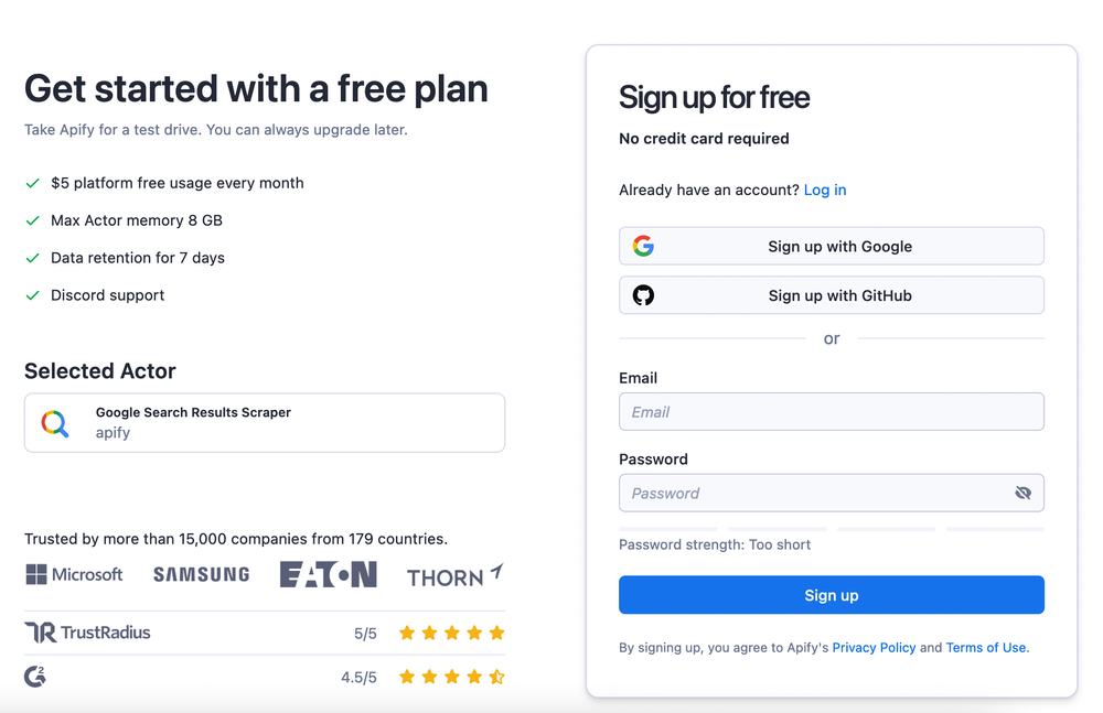 How to scrape Google Search results
