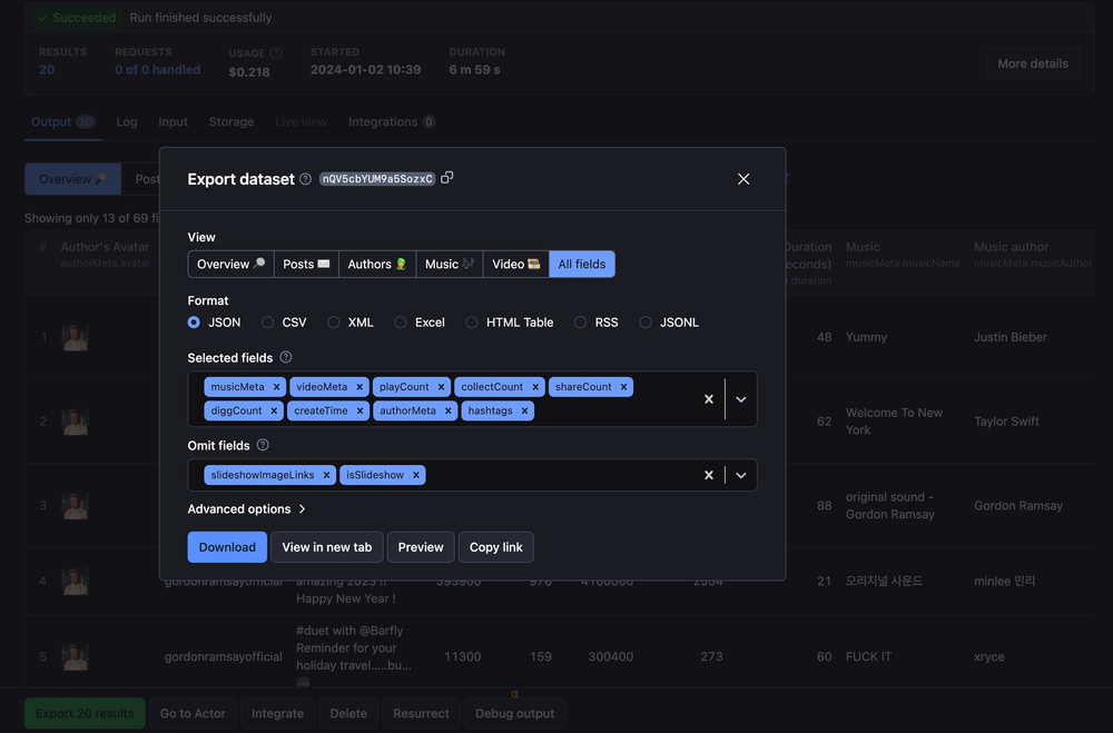 How to scrape TikTok data