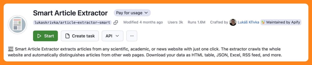 How to extract and download news articles online