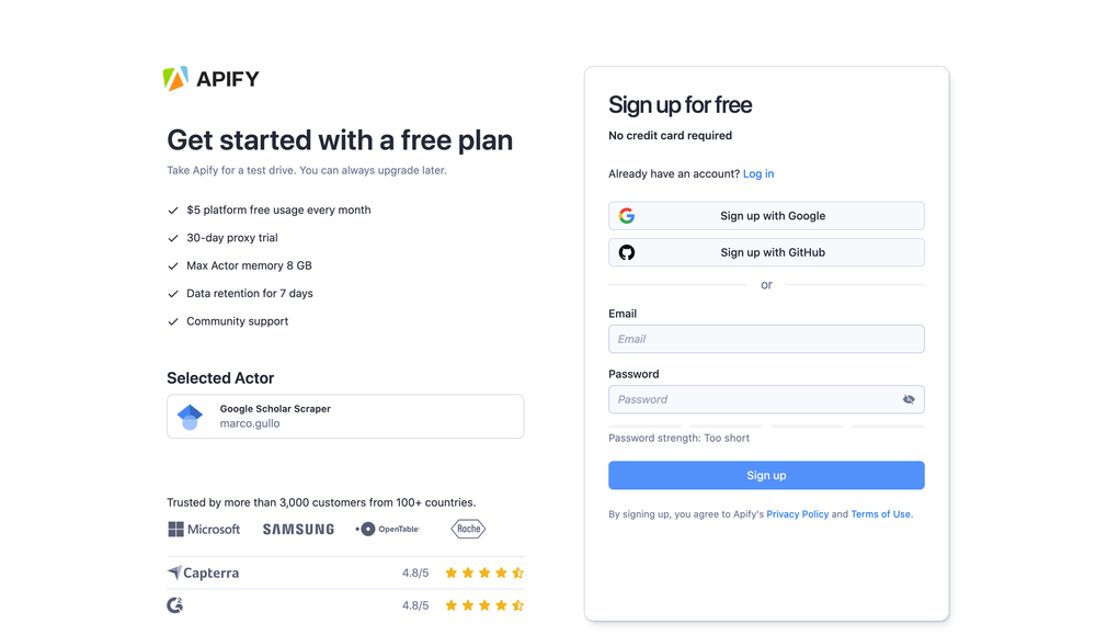 How to scrape Google Scholar