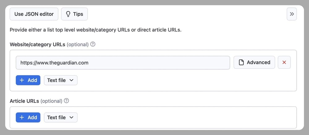 How to extract and download news articles online