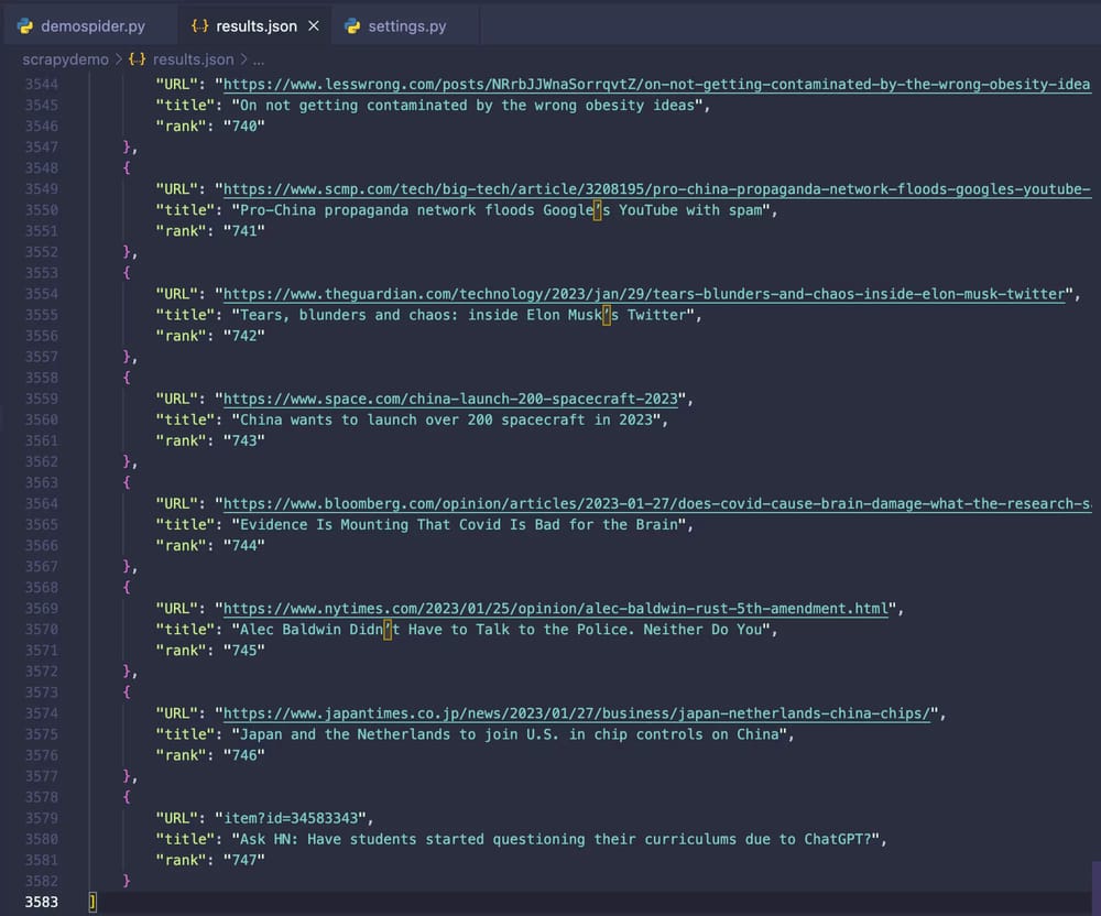 Python web scraping tutorial