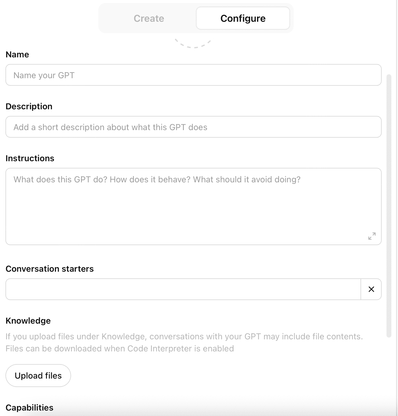 How to build a GPT with a knowledge base