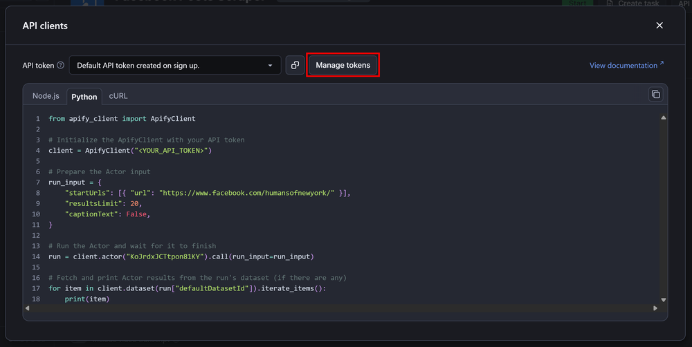 How to scrape Facebook with Python