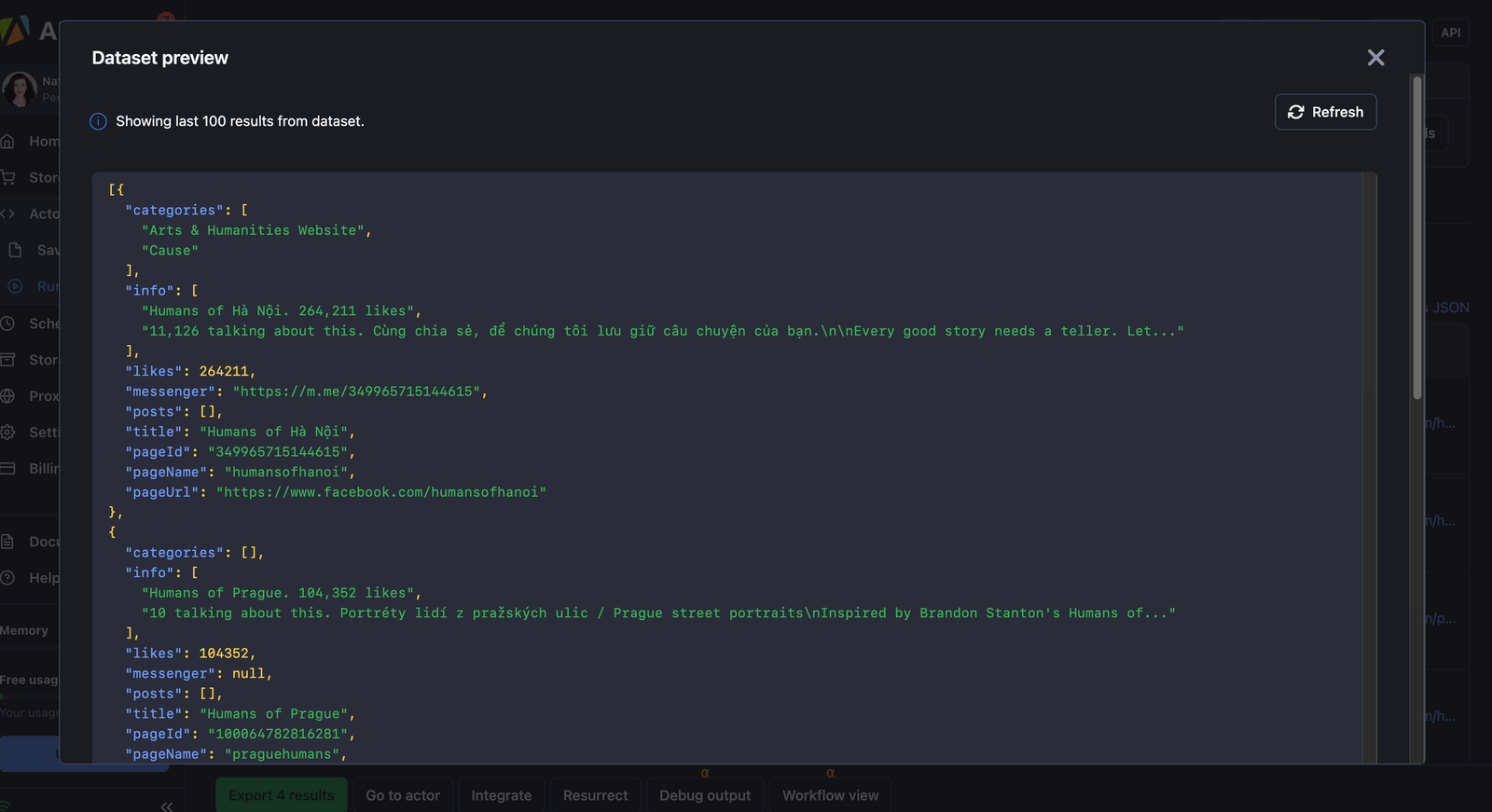 How to scrape Facebook posts
