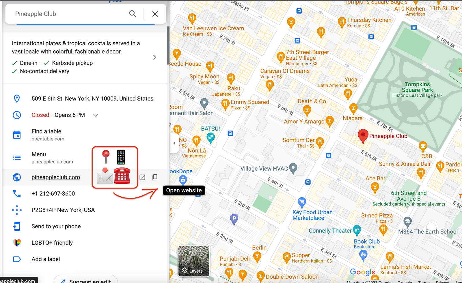 Extract emails, profiles, and addresses from Google Maps