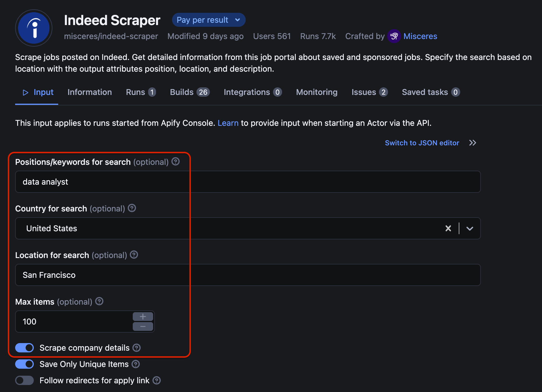 How to scrape Indeed jobs and company profiles How to scrape Indeed jobs and company profiles