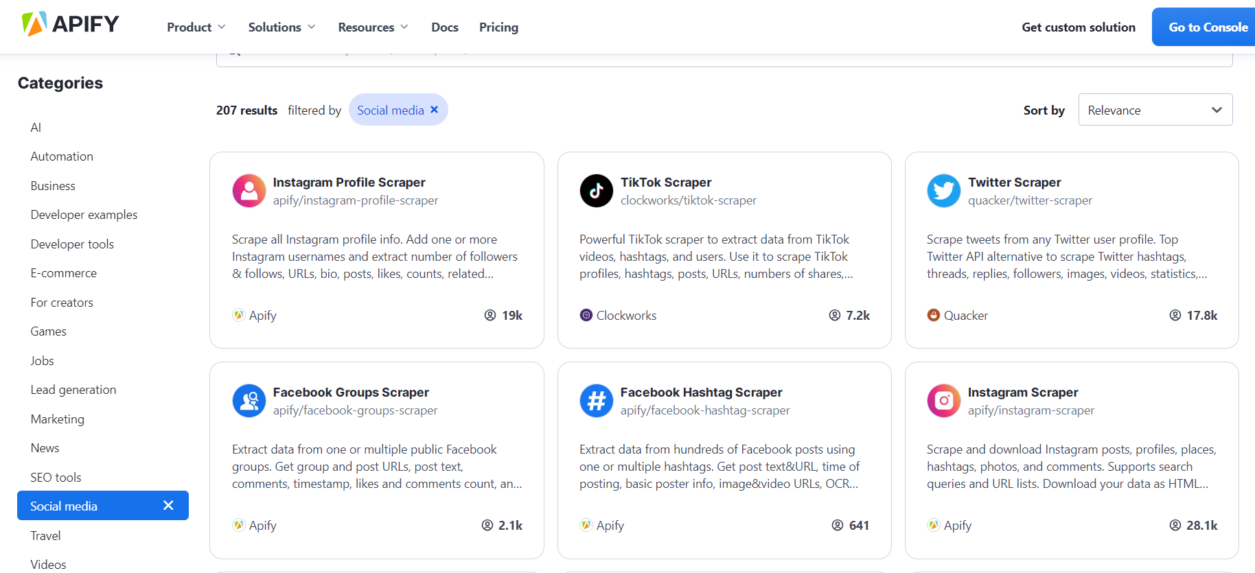 What is Apify Store and how to use Apify Actors