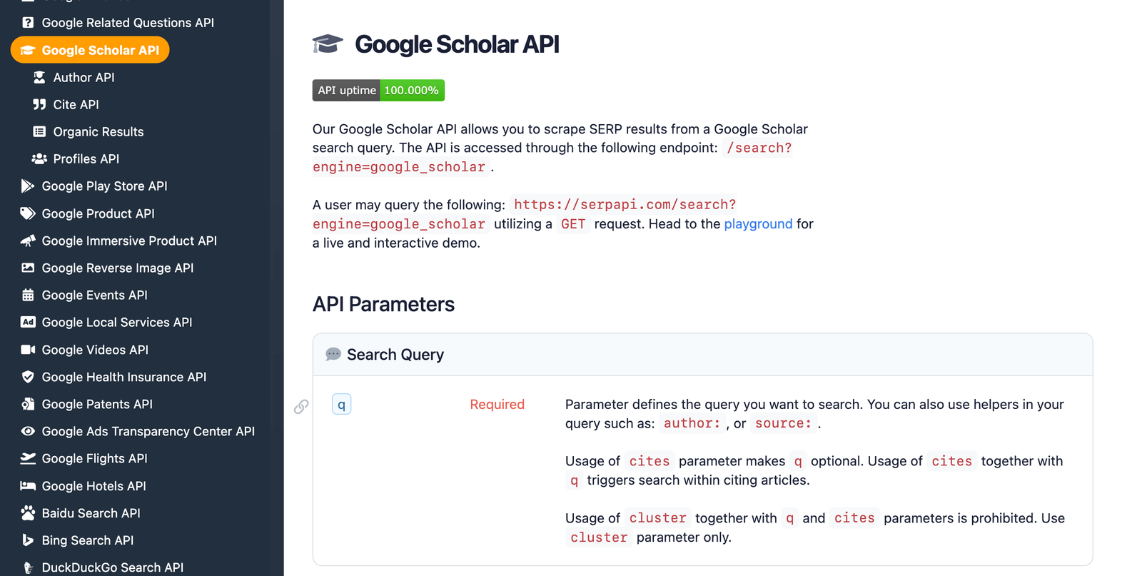 Top 5 Google Scholar APIs and scrapers in 2024