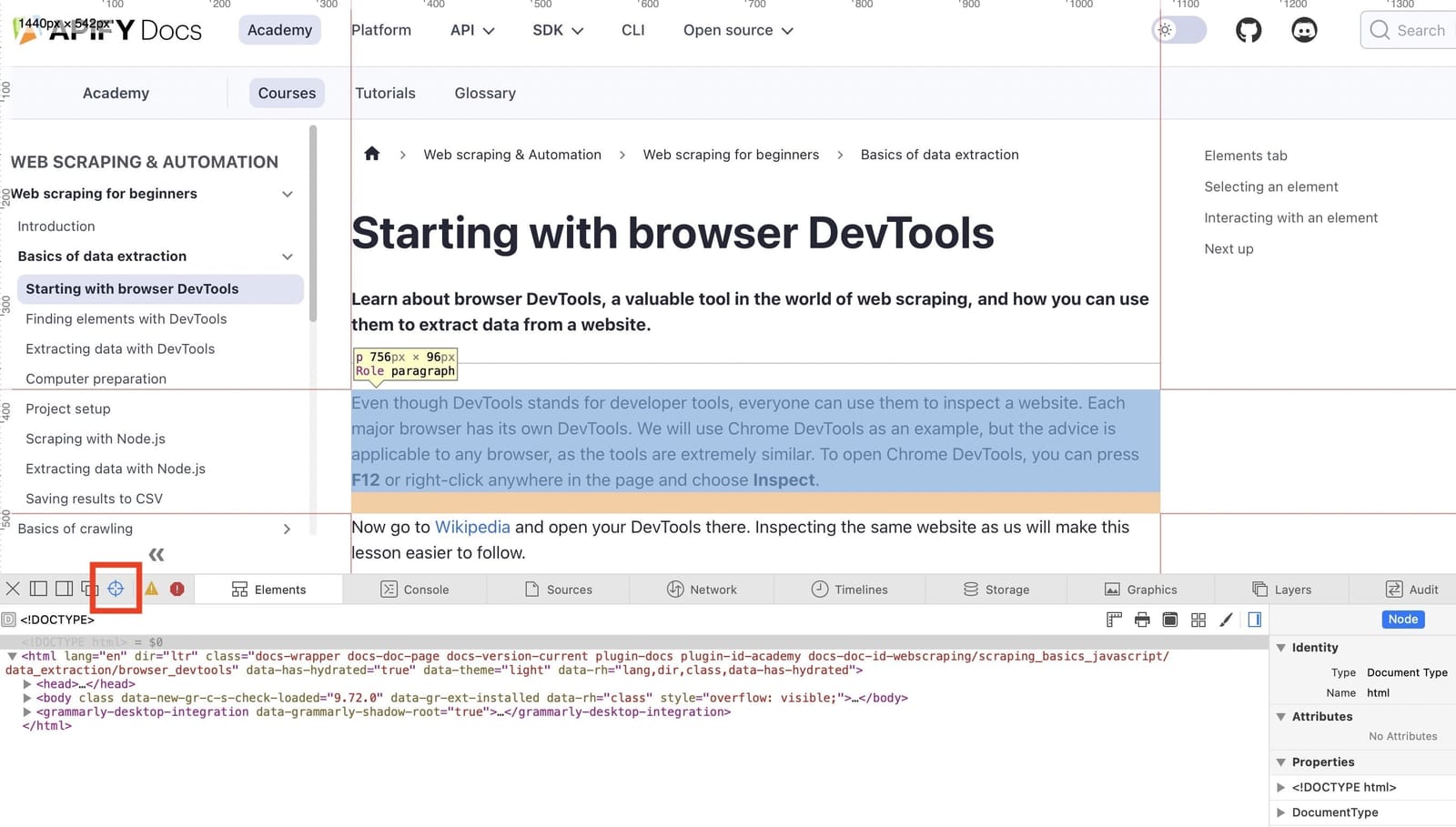 Inspect elements in Chrome, Safari, Firefox, and more