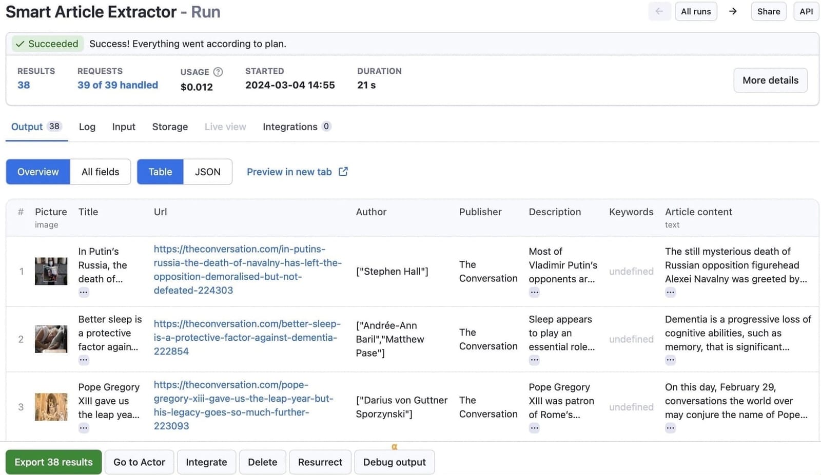 How to extract and download news articles online