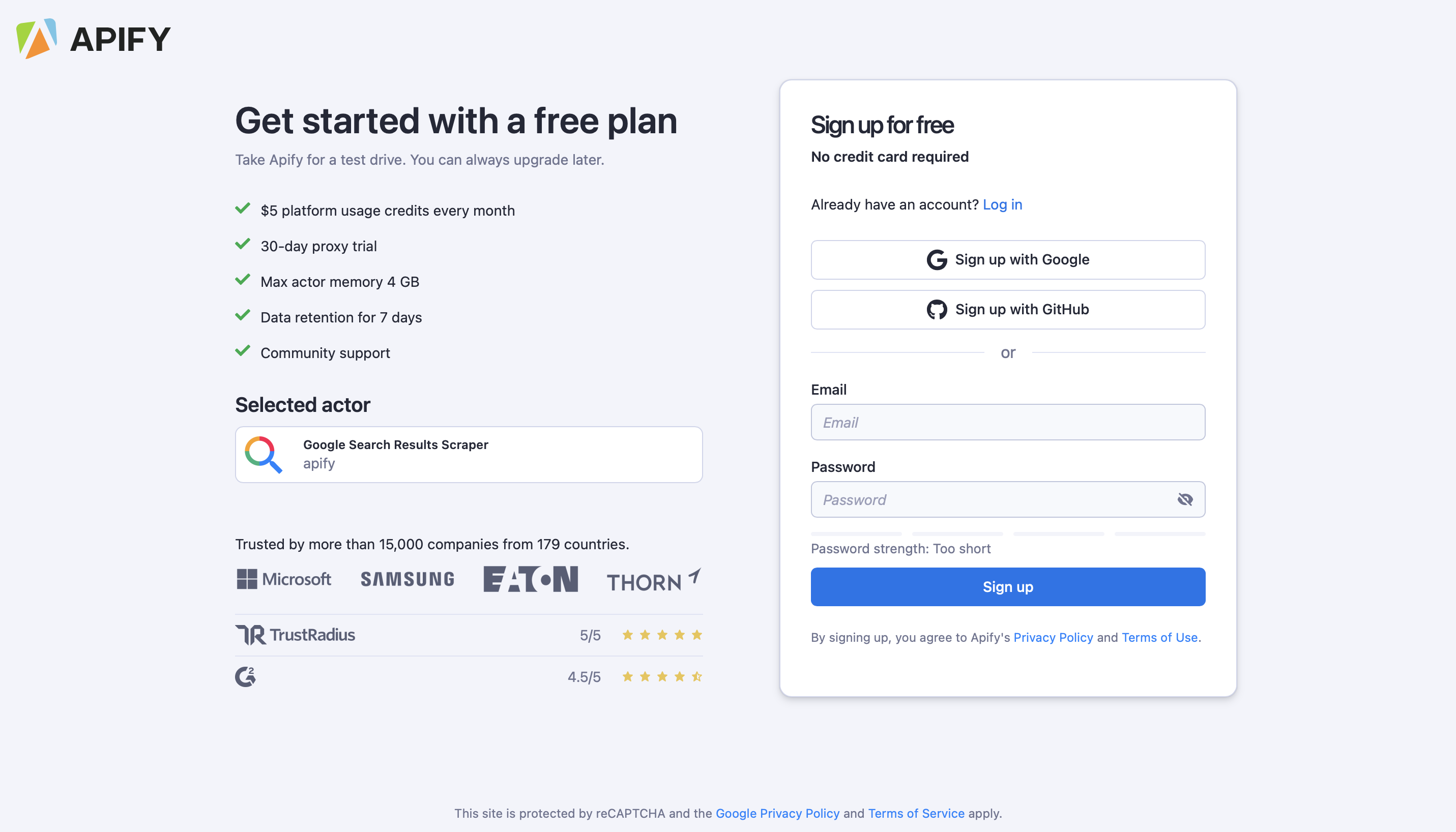 How to scrape Google Search results
