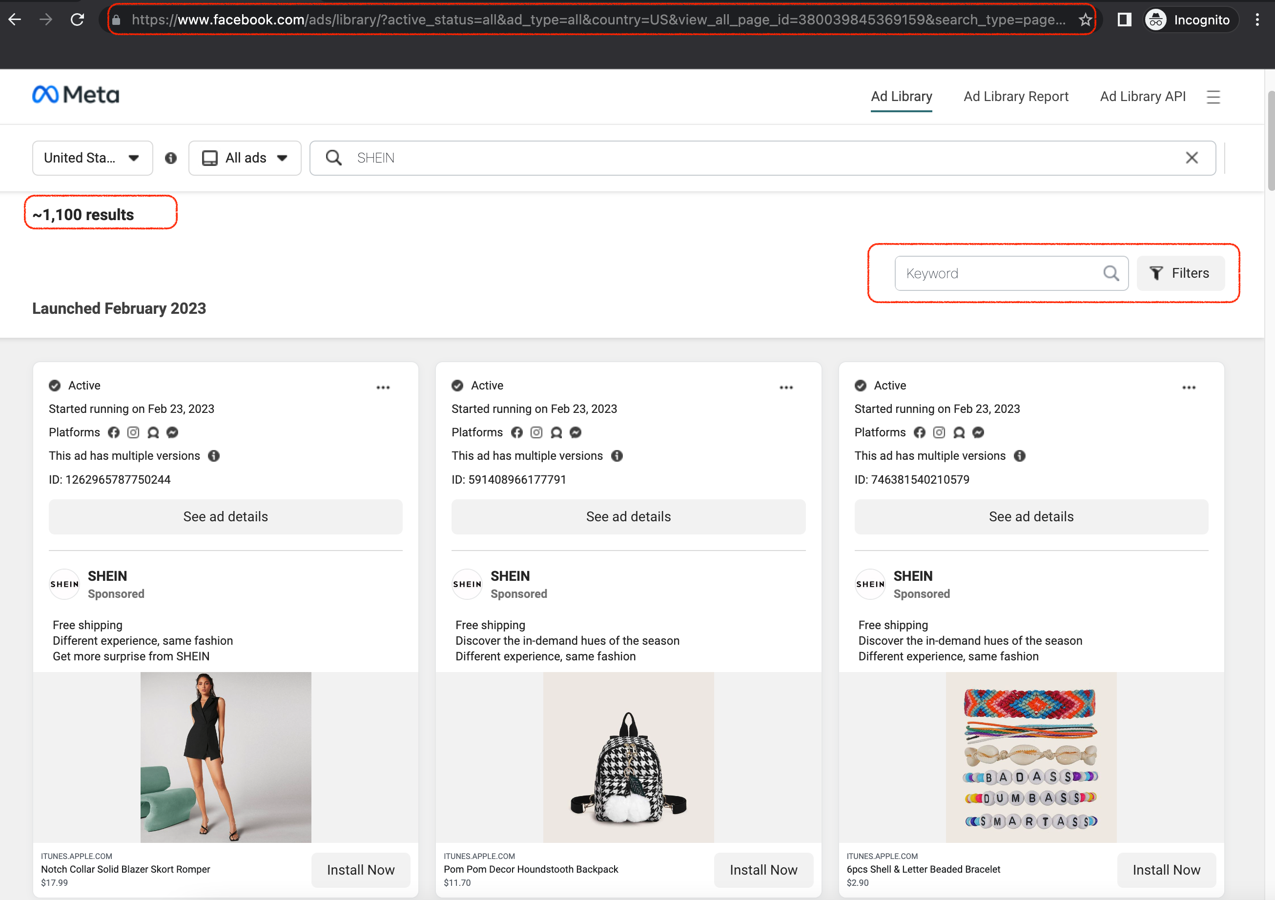 How to extract all data from Facebook Ads