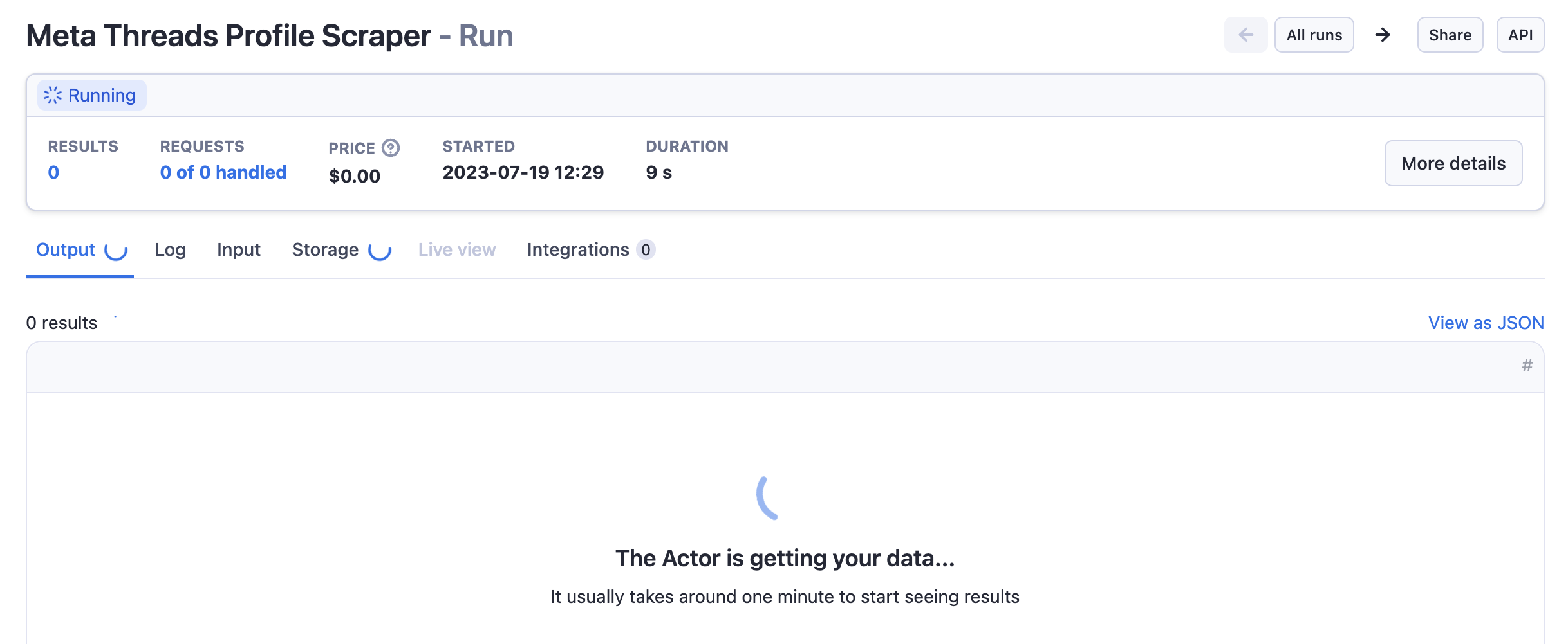 How to scrape Threads