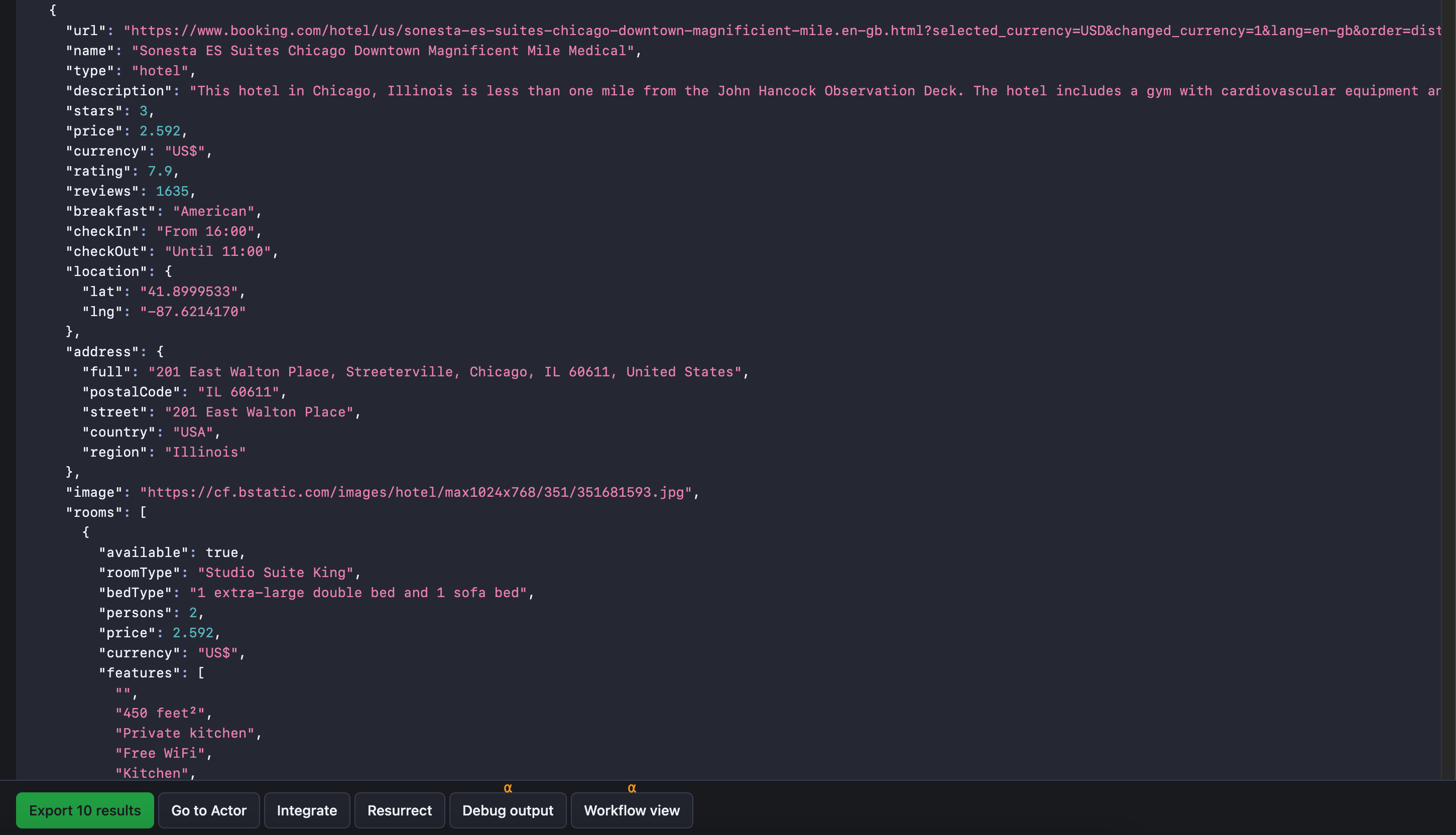 How to scrape hotel data from Booking.com