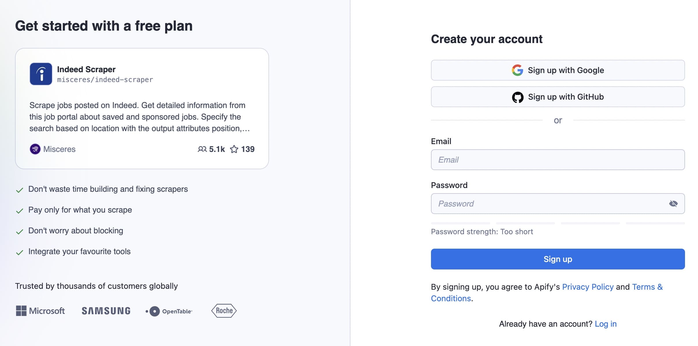 How to scrape Indeed jobs and company profiles