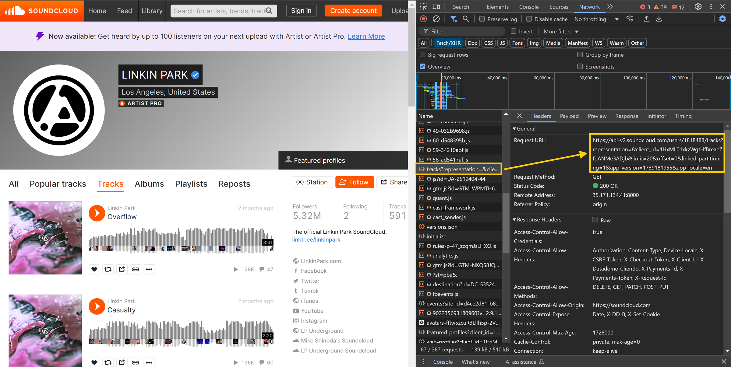 How to reverse engineer website APIs