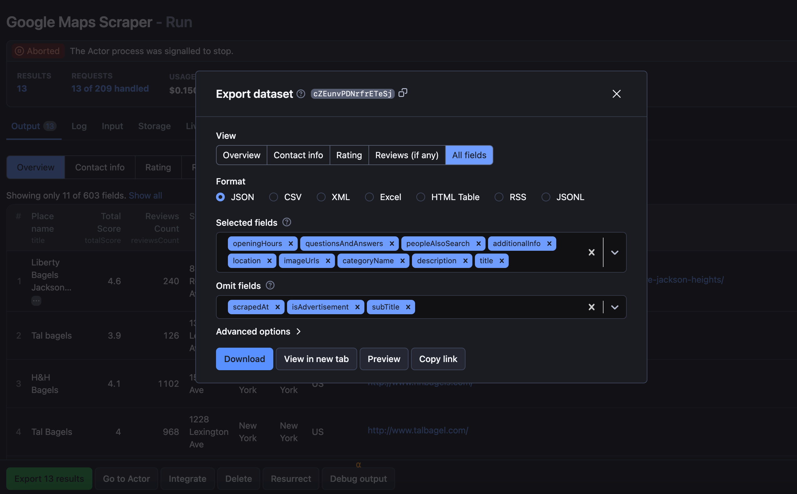 How to scrape Google Maps data