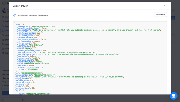 How to scrape Twitter data