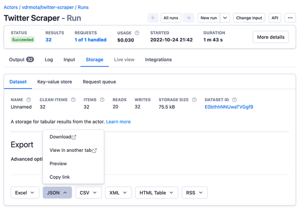 How to scrape Twitter data
