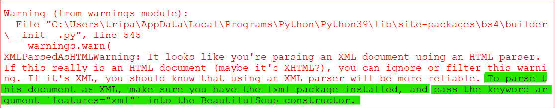 How to parse XML in Python