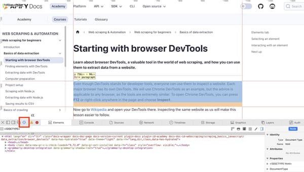 Inspect elements in Chrome, Safari, Firefox, and more