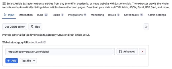 How to extract and download news articles online