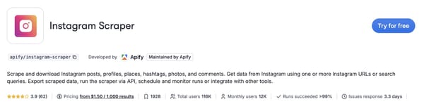 How to scrape Instagram data: profiles, posts, comments