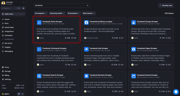 How to scrape Facebook with Python